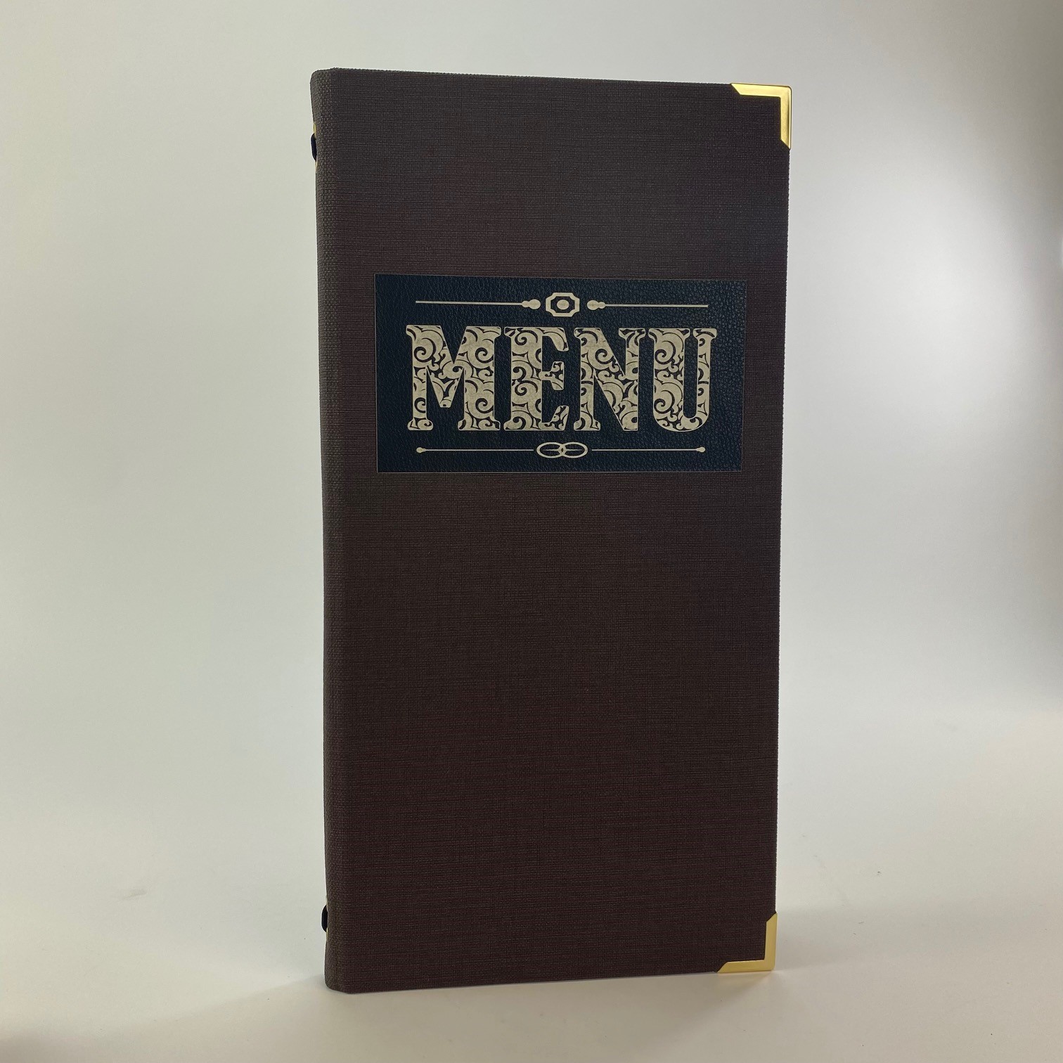 Slim Brown Winchester Menu Covers (IT128) from Menushop