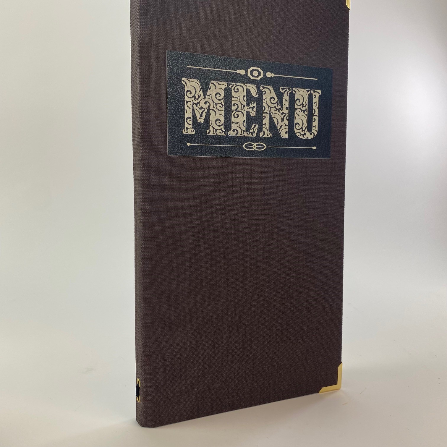 Slim Brown Winchester Menu Covers (IT128) from Menushop