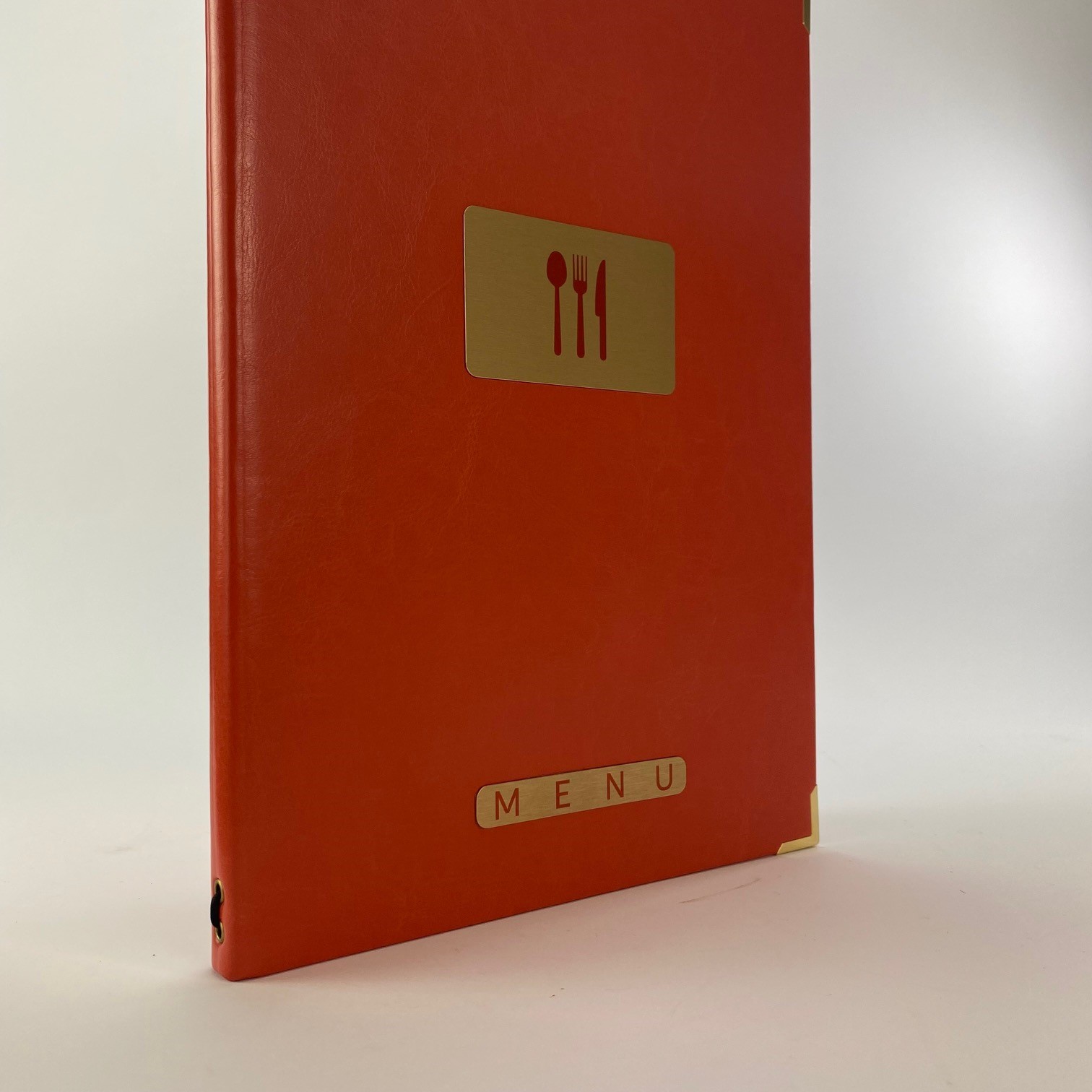 A4 Kensington Orange Menu Covers (IT130) from Menushop