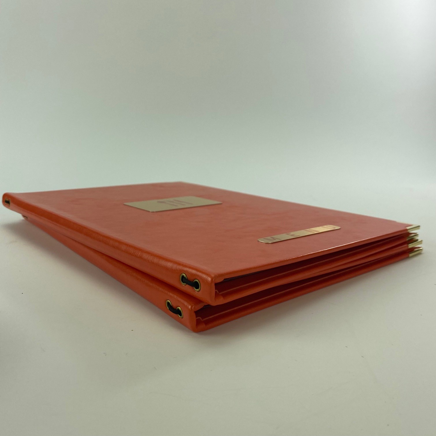 A4 Kensington Orange Menu Covers (IT130) from Menushop